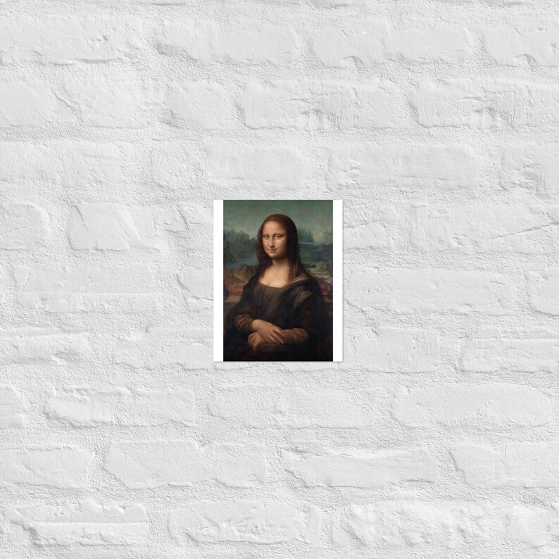 Leonardo Da Vinci’s Mona Lisa | Poster | Replica Art - Etsy