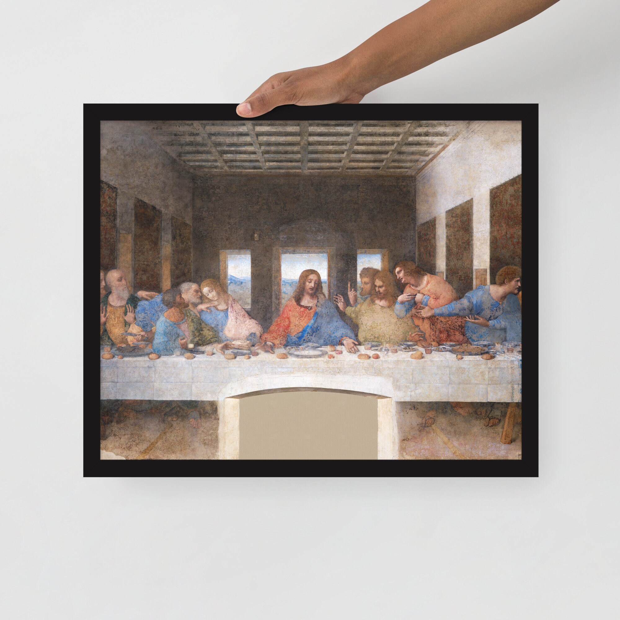 Leonardo Da Vinci’s the Last Supper | Framed Poster | Replica Art - Etsy