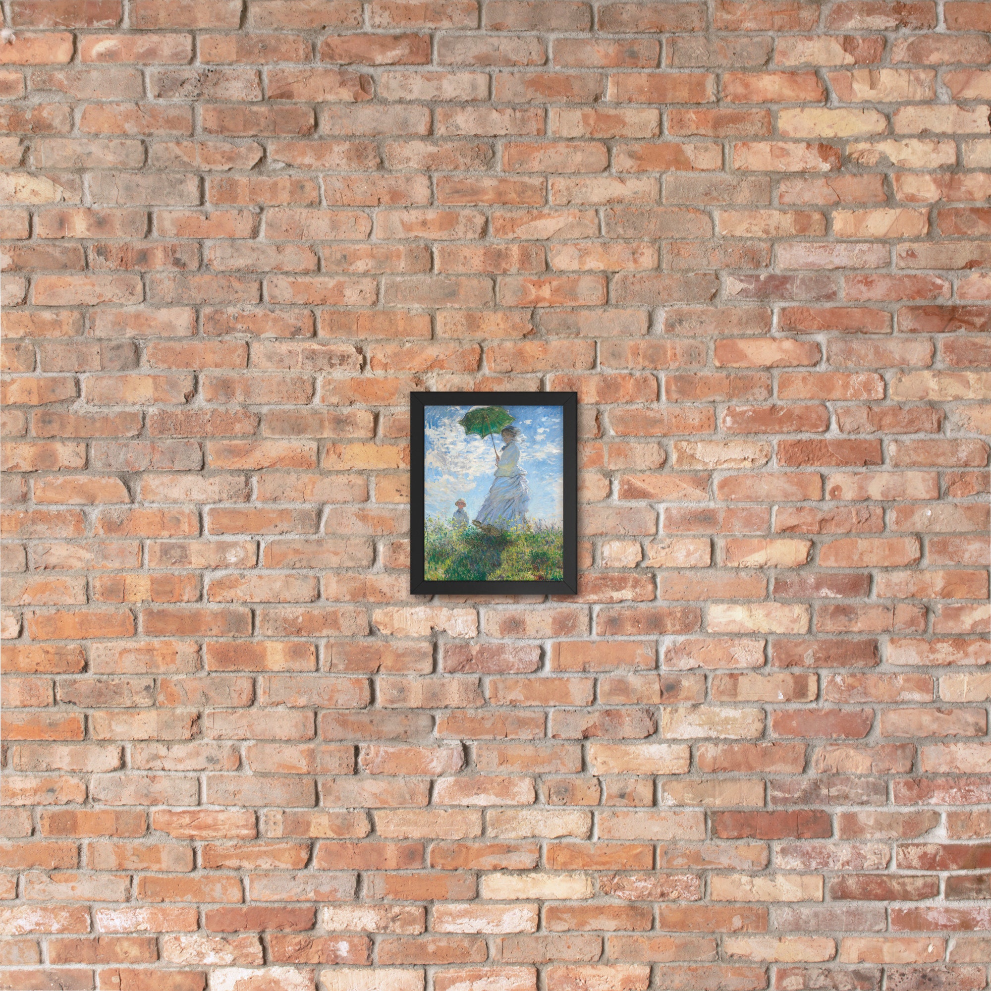 Madame Monet and Her Son by Claude Monet Framed Poster Replica Art - Etsy