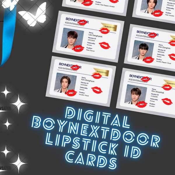 Boynextdoor Card - Etsy