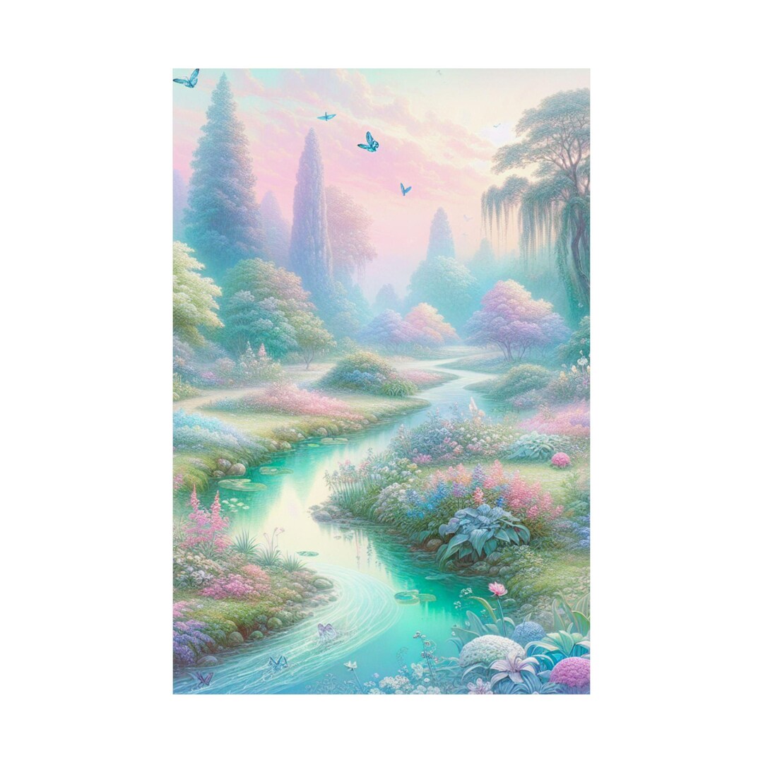 Satin Posters, Aesthetic Wall Decor, Mood-boosting Art Print, Home ...