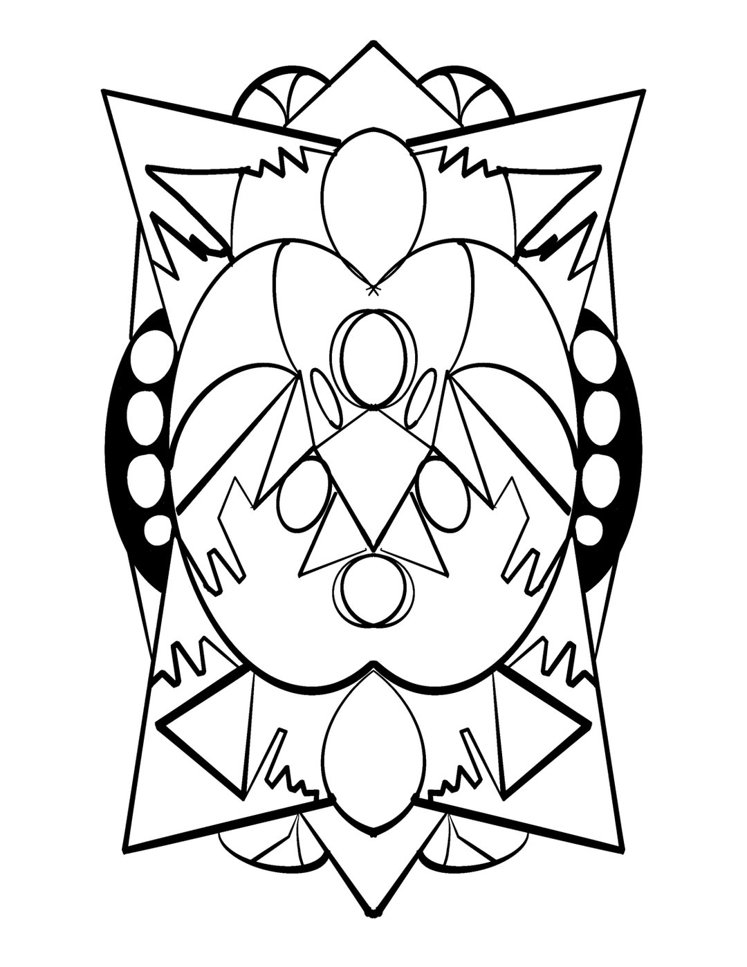 Crypt Collection Adult Coloring Printable Pages,large Prints, Eye on ...