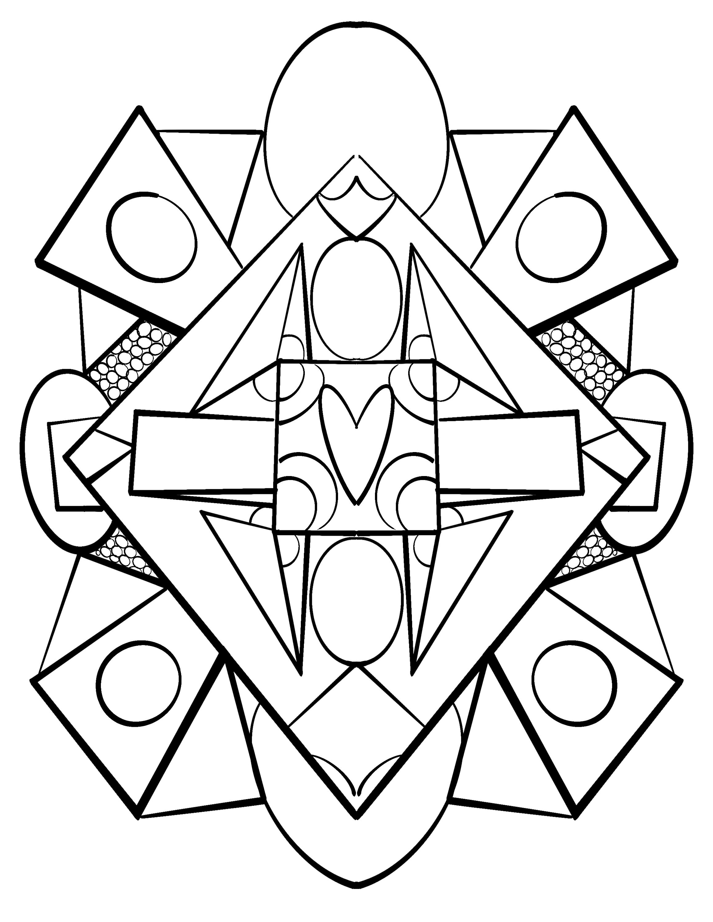 Crypt Collection Adult Coloring Printable Pages,large Prints, Eye on ...