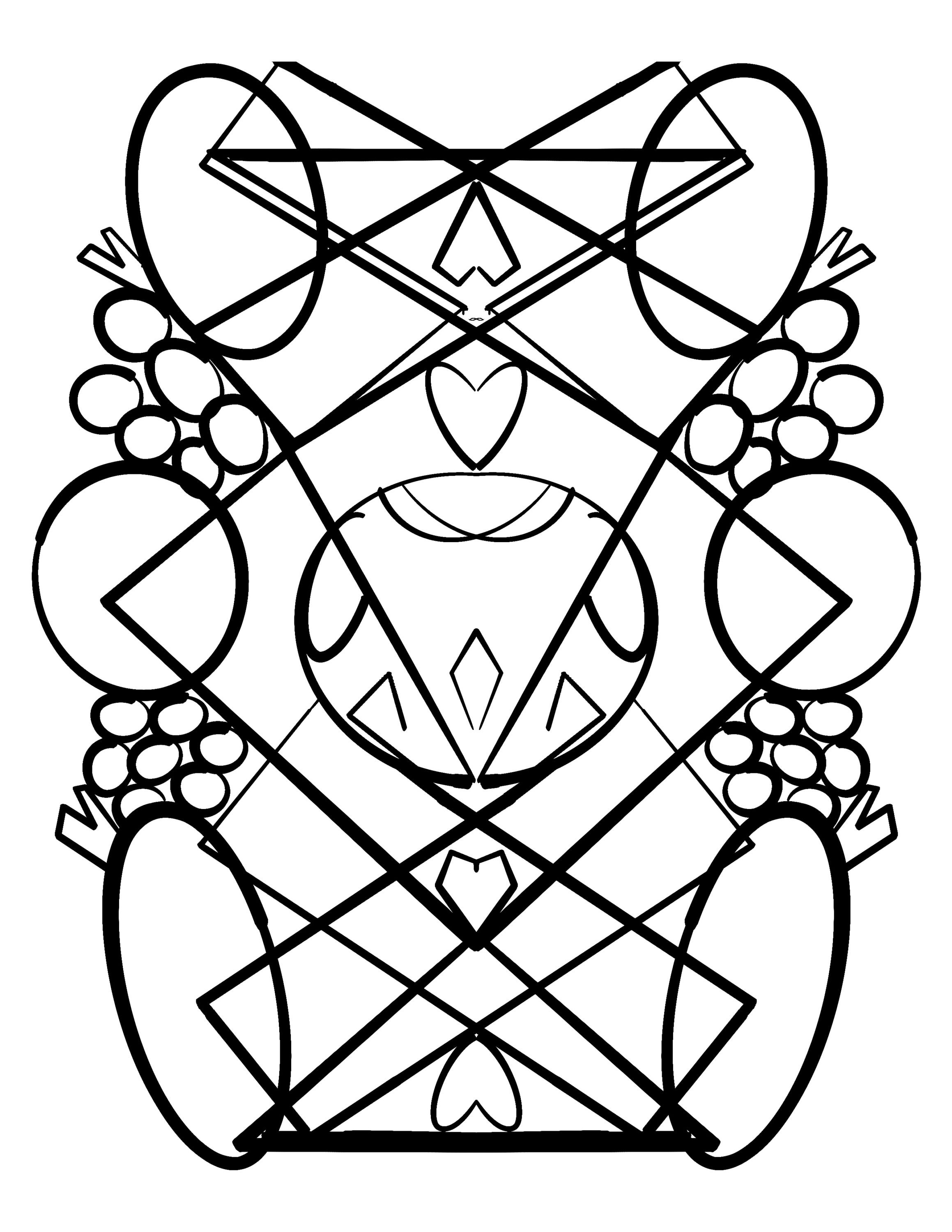 Crypt Collection Adult Coloring Printable Pages,large Prints, Eye on ...