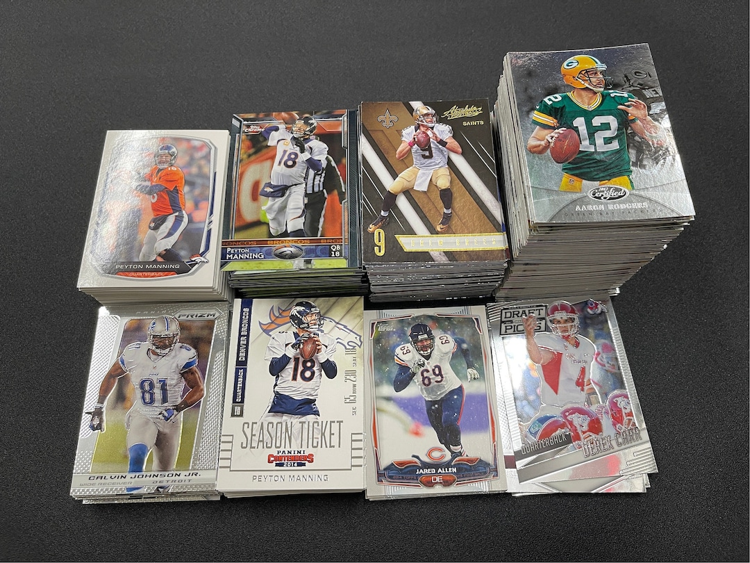 Lot of 400+ Different Modern NFL Football Trading Cards - Etsy