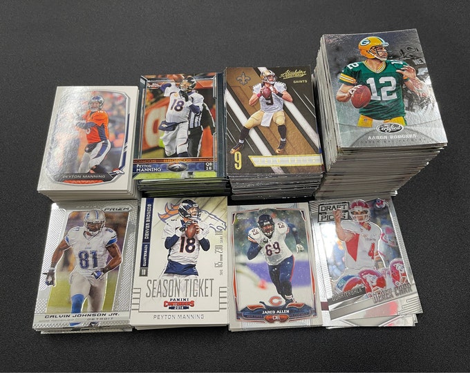 Estate Liquidation Lot of New Old Vintage Unopened NFL Football Cards ...