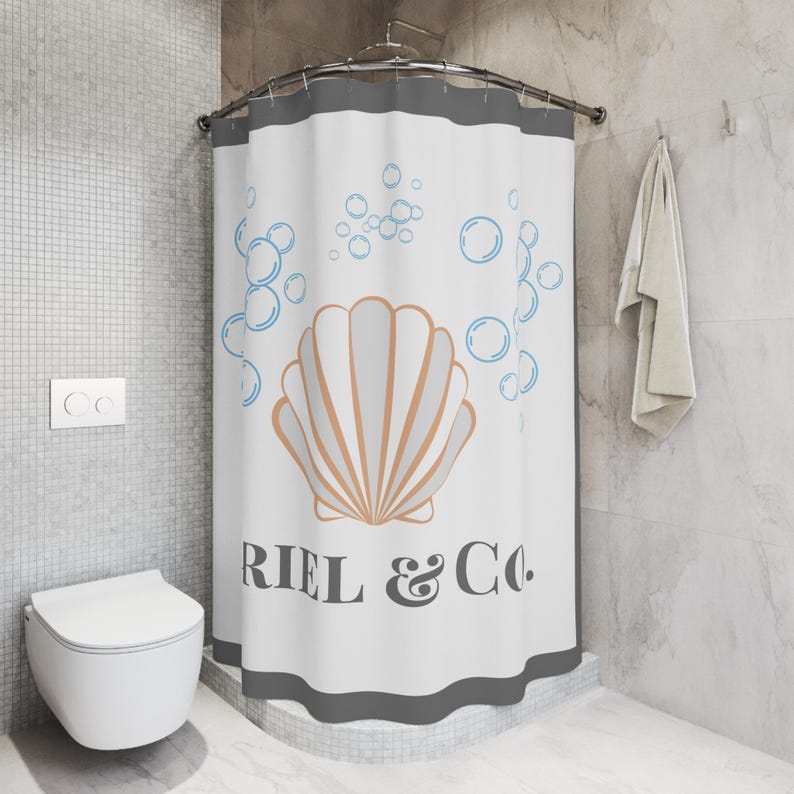 Disney's Little Mermaid Shower Curtains, Ariel and Co Bath Curtain for ...