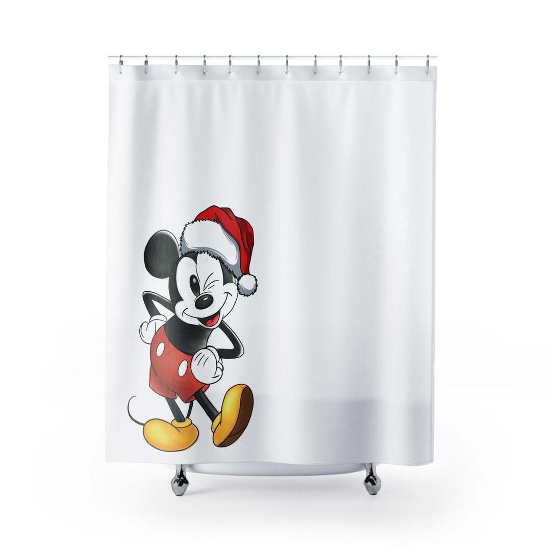 Disney Shower Curtain, Mickey Bathroom, Disney Home Décor, Mickey ...