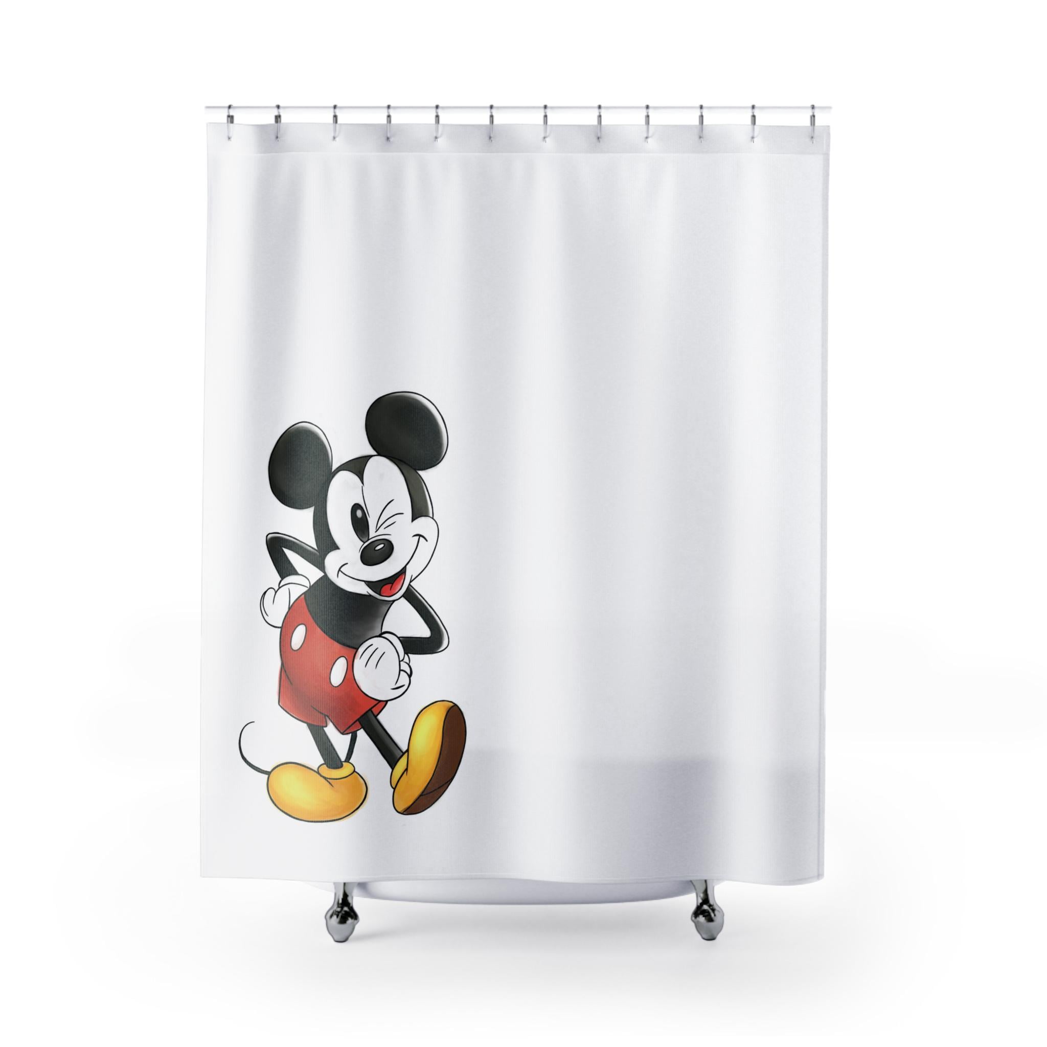 Mickey Mouse Shower Curtain - Etsy