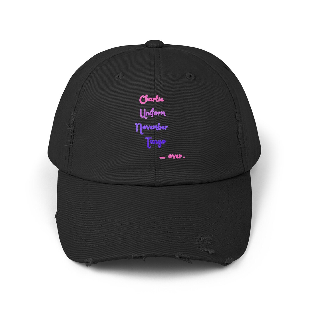 Charlie Uniform November Tango Over. Unisex Distressed Cap - Etsy