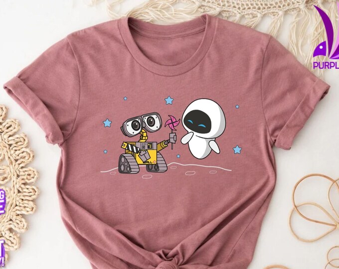 Wall-e and Eve Shirts, Wall-e and Eve Couple Sweatshirt, Wall-e and Eve ...