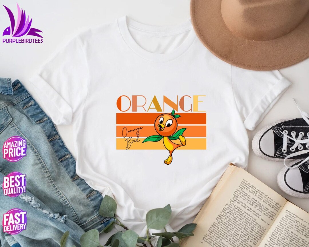 Disney Epcot Orange Bird Shirt, Flower & Garden Festival Shirt, Orange ...