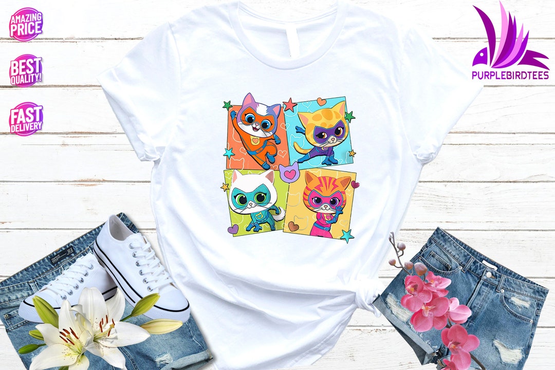 Superkitties Pounce Shirt, Super Cat T-shirt, Bitsy Cat Shirt, Ginny ...