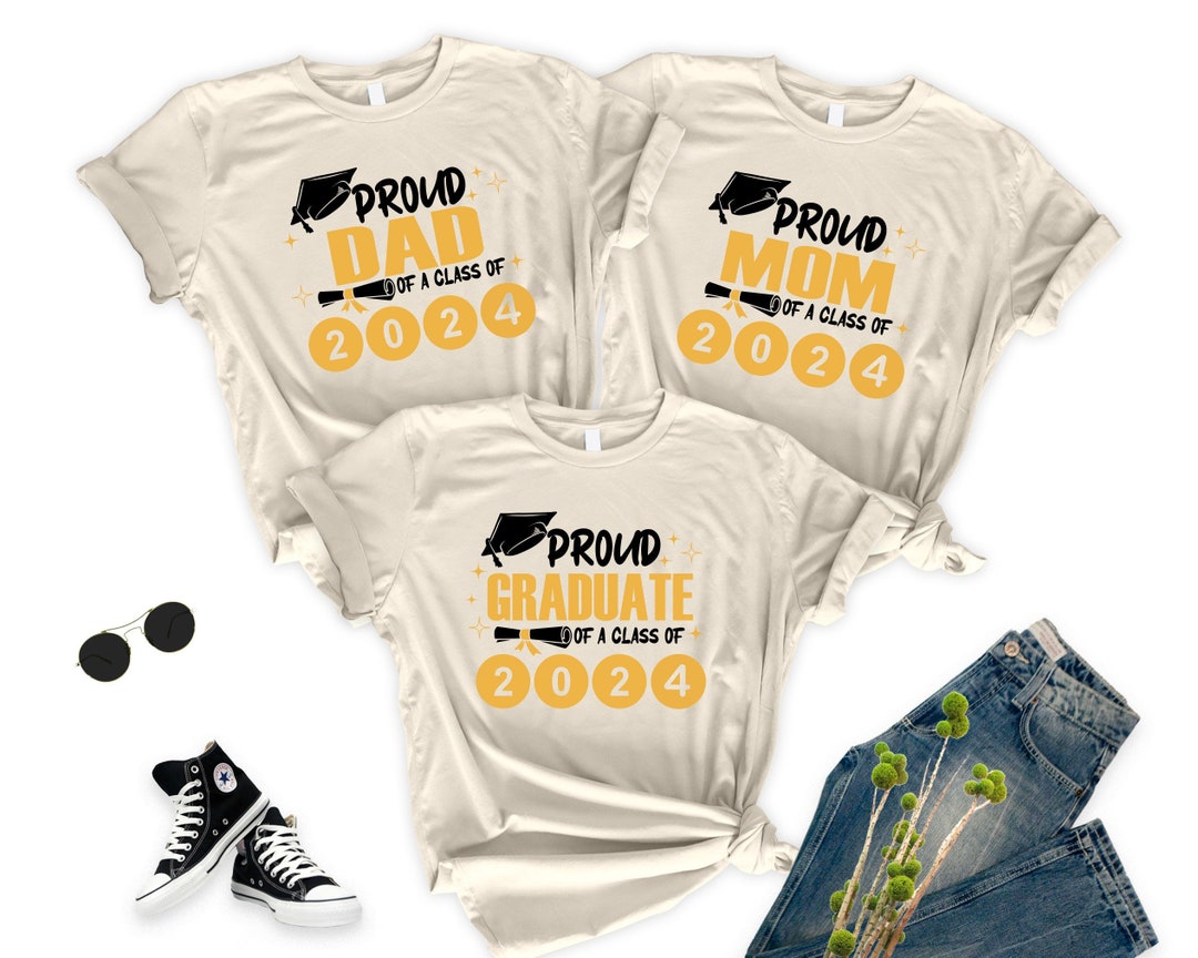 2024 Graduation, Class of 2024 Graduation Family Shirts, Graduation ...