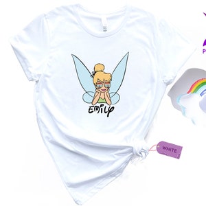 Tinker Bell, Custom Tinkerbell Shirt, Fairy Shirt, Disney Fairy Shirt ...