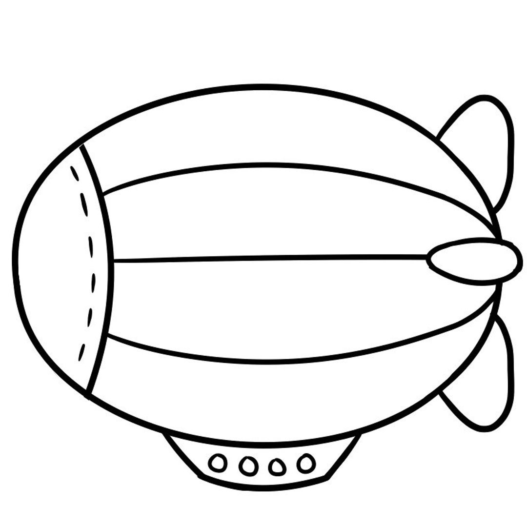 Blimp Cookie Cutter With Optional Stamp - Dough, Icing, Fondant, Play ...