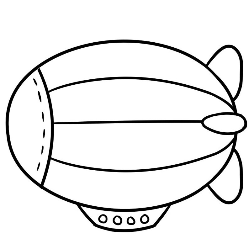 Blimp Cookie Cutter With Optional Stamp - Dough, Icing, Fondant, Play ...