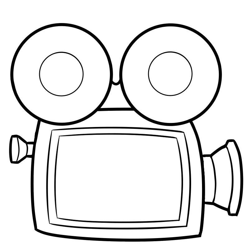 Vintage Movie Camera Cookie Cutter With Optional Stamp Dough, Icing ...