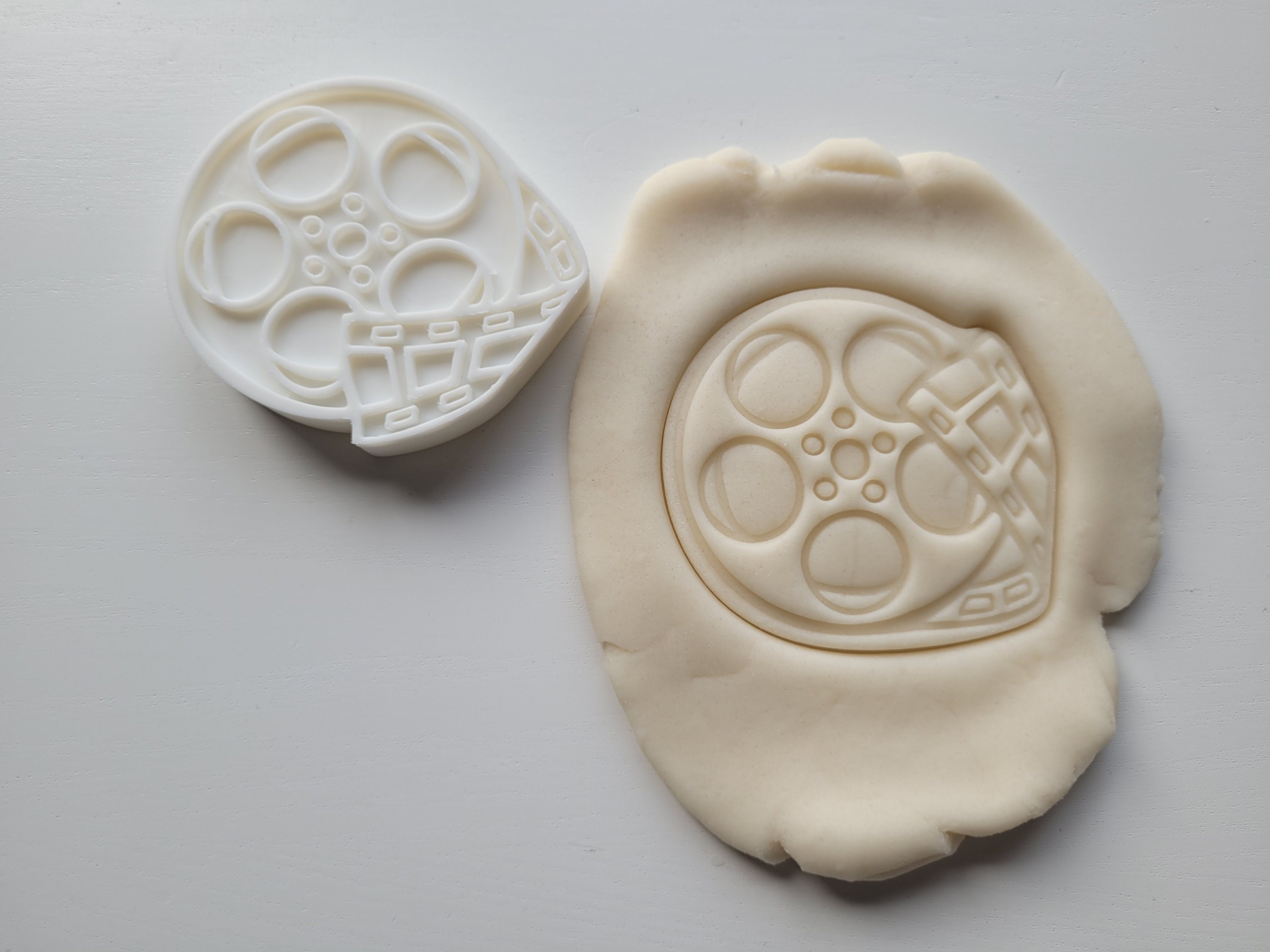Film Reel Cookie Cutter With Optional Stamp - Dough, Icing, Fondant ...