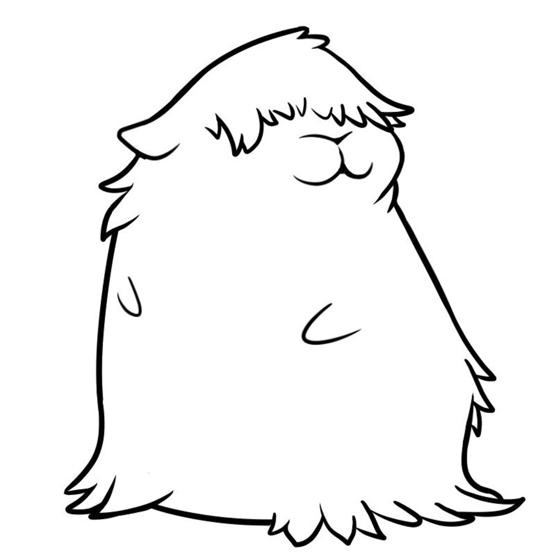 Furry Hamster Standing Cookie Cutter With Optional Stamp - Dough, Icing ...