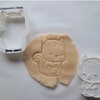 Long-haired Hamster Cookie Cutter With Optional Stamp - Dough, Icing ...