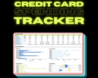 Credit Card Spend Tracker, Finance, Money Management, Wealth, Spending ...