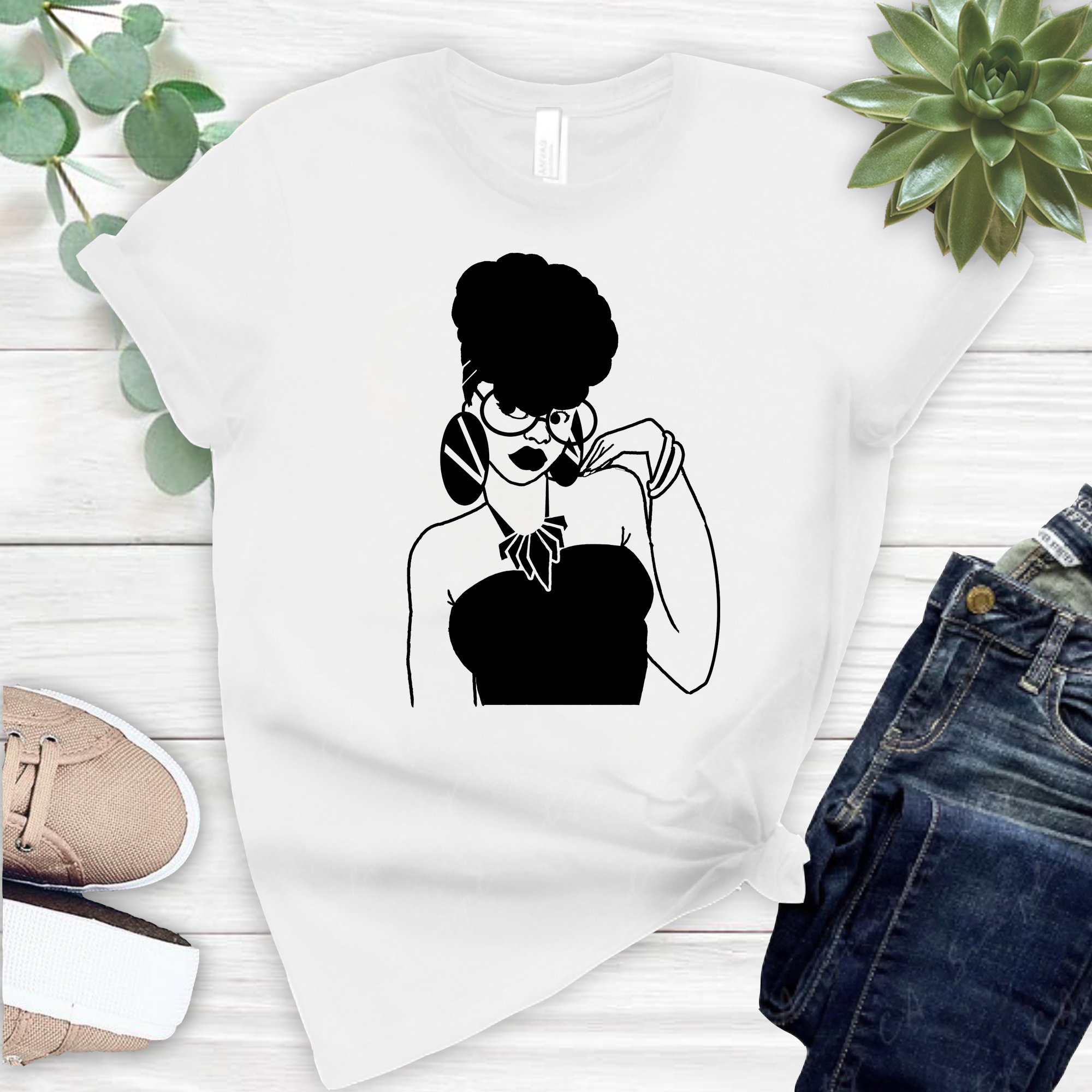 Black Woman PNG, Afro Woman PNG, Afro Girl Png, Afro Png, Black Girl ...