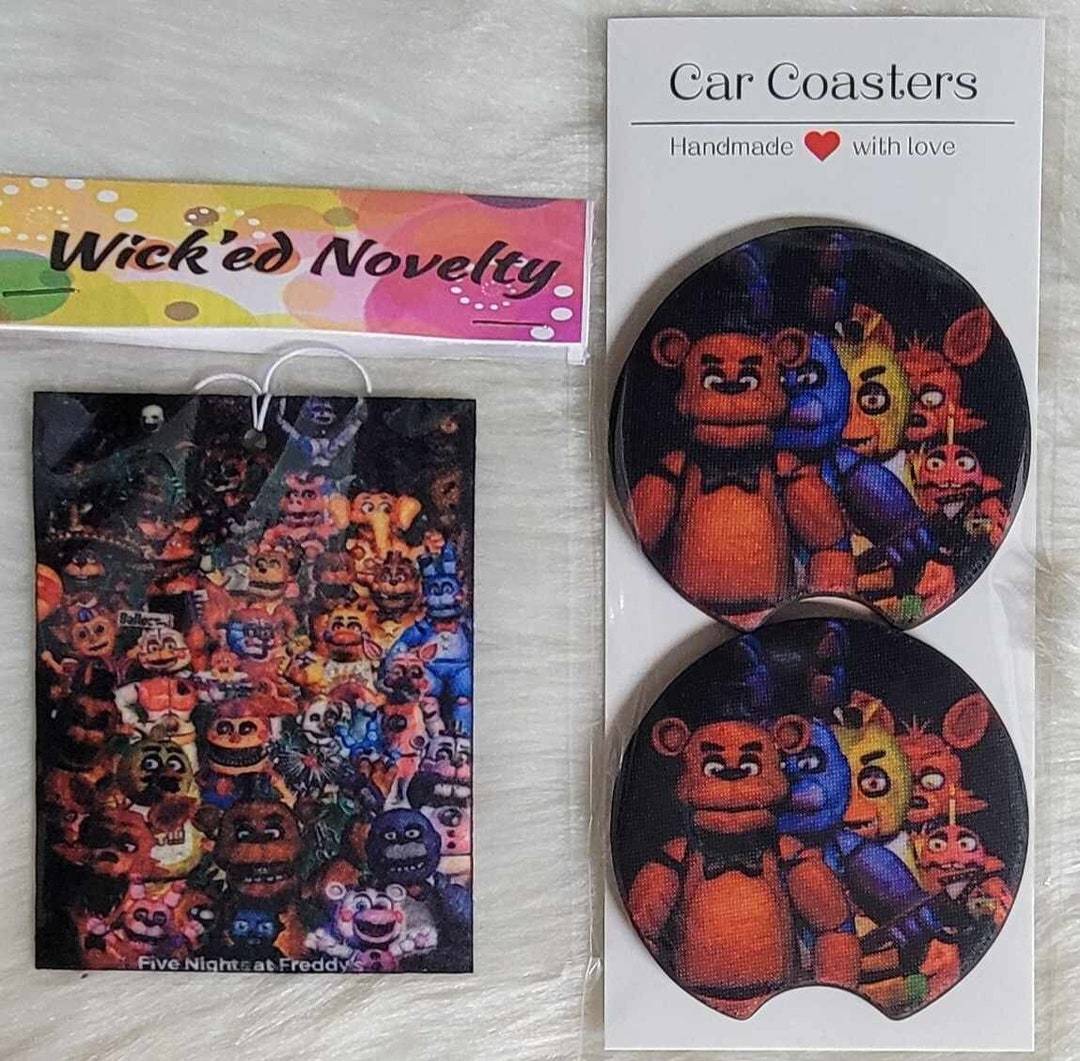 FNAF Car Coasters & Charm - Etsy