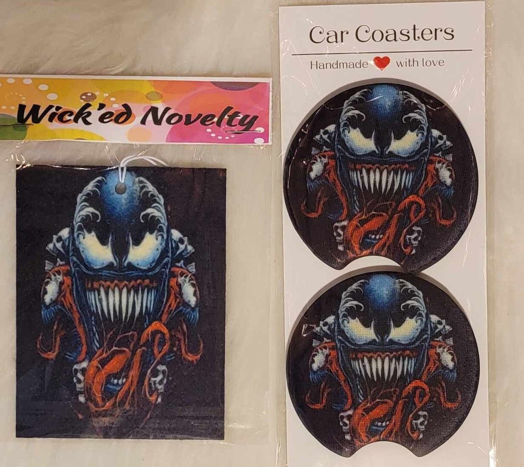 Venom Car Coasters & Charm - Etsy