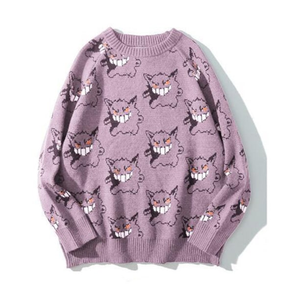 Gengar Sweater - Etsy