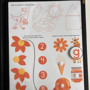 My First Pre-k Work Menu - Etsy