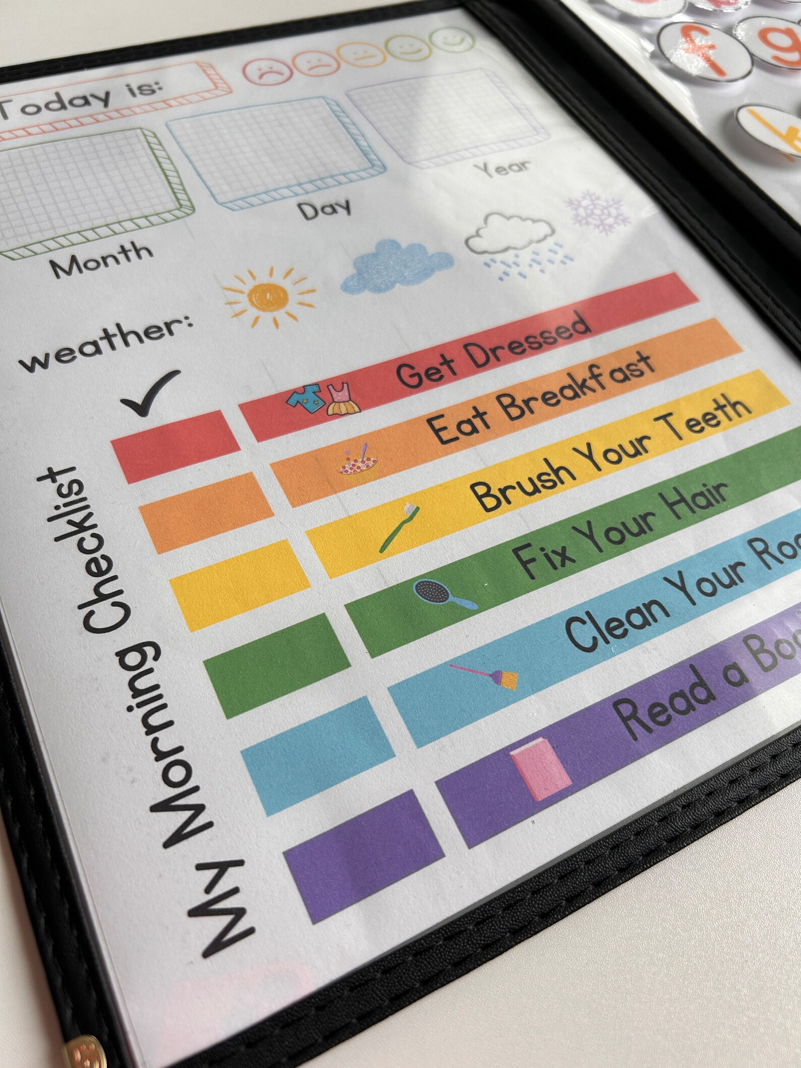 My First Pre-k Work Menu - Etsy