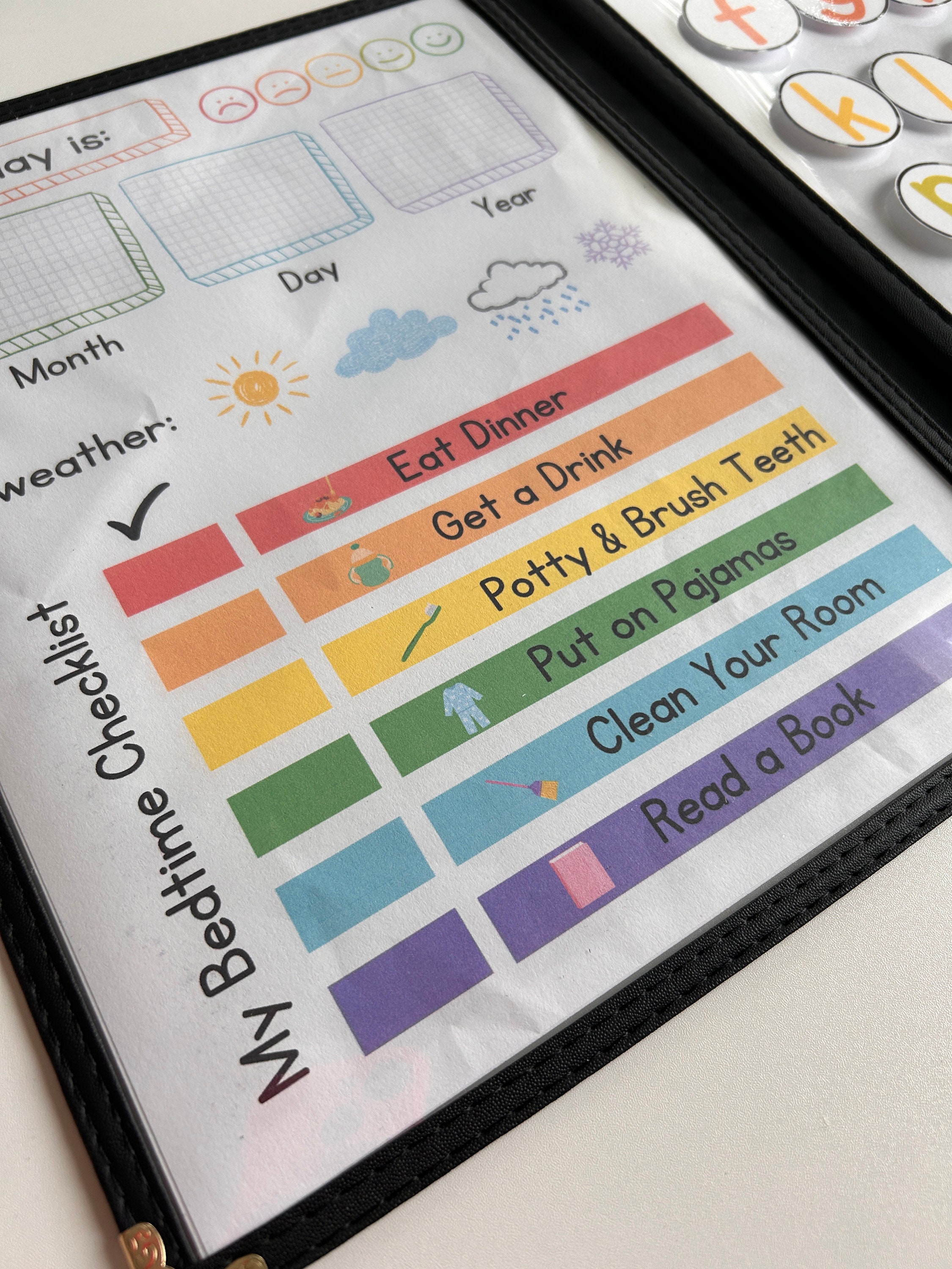 My First Pre-k Work Menu - Etsy