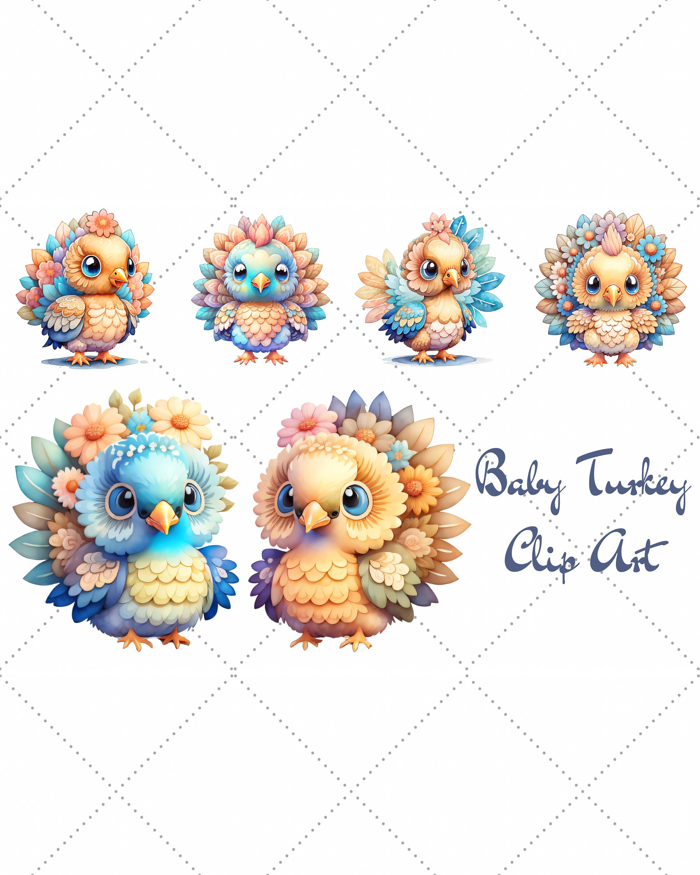 Cute Baby Turkey Clipart