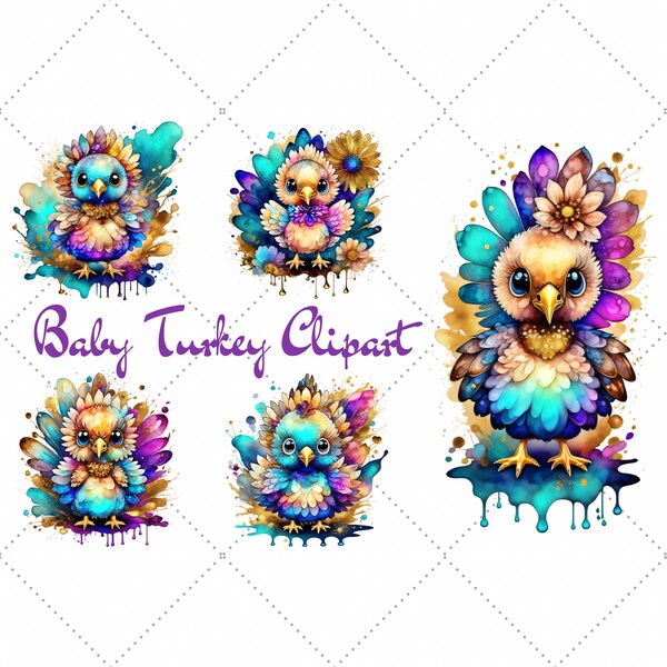Turkey Clipart - Etsy
