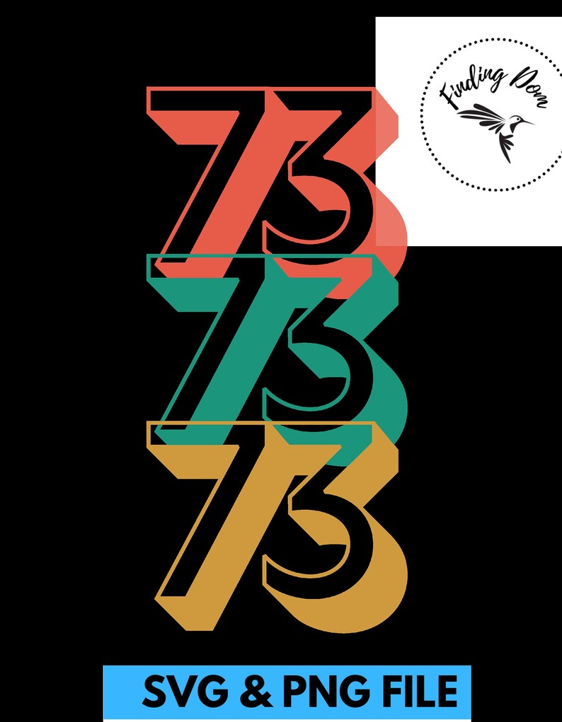 50th Birthday 73 SVG and PNG Cut Files - Etsy Ireland