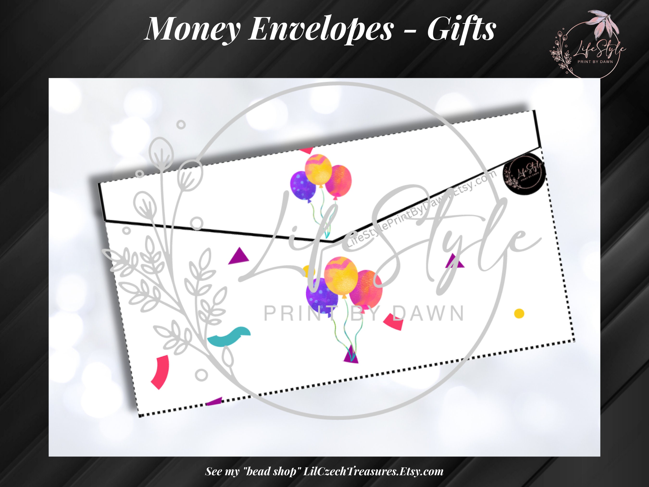 Happy Birthday Money Envelope Printable Birthday Card Greeting Card PDF ...