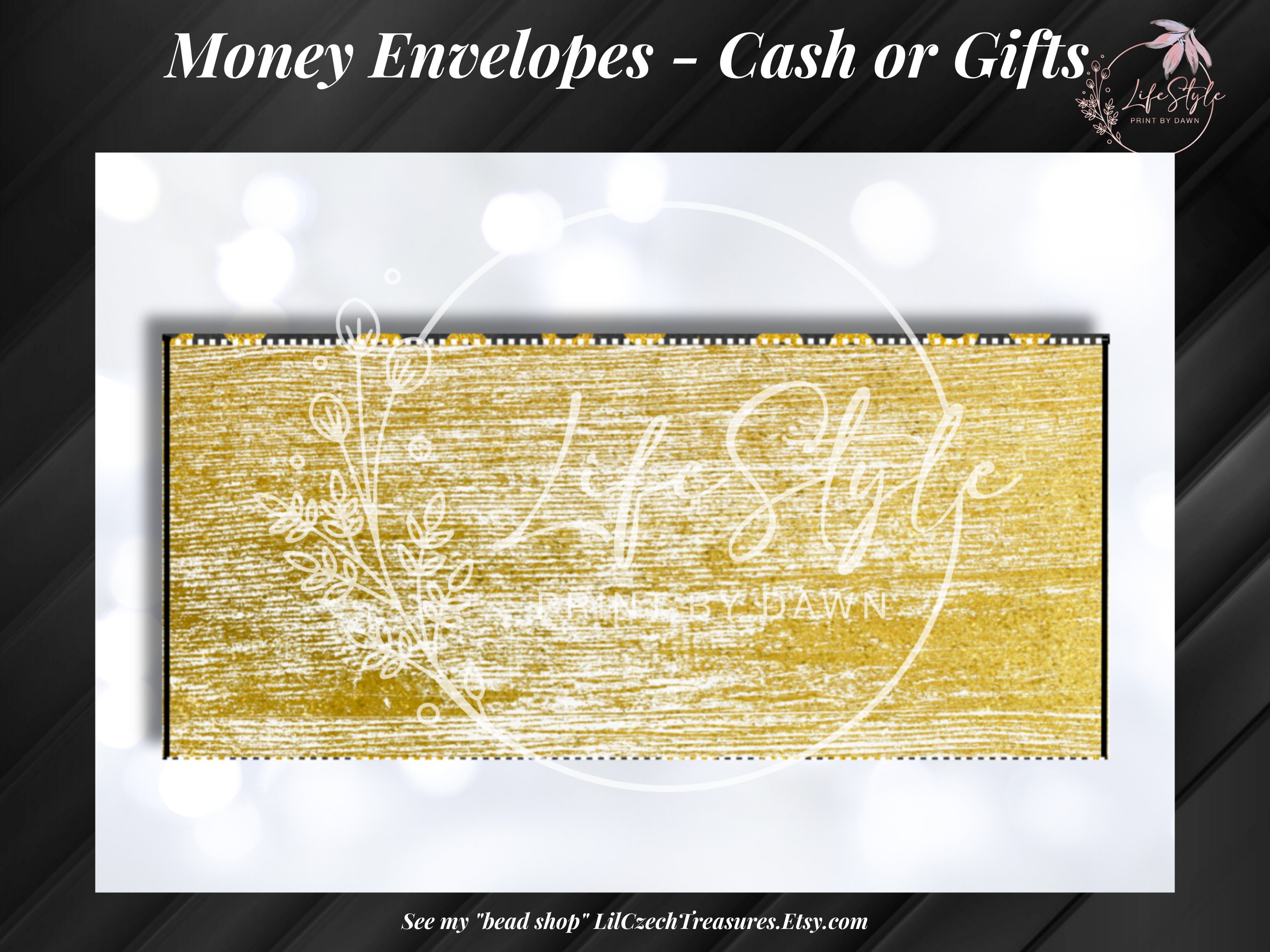 Money Envelope PDF Printable Cash Gift Downloadable Template Instant ...