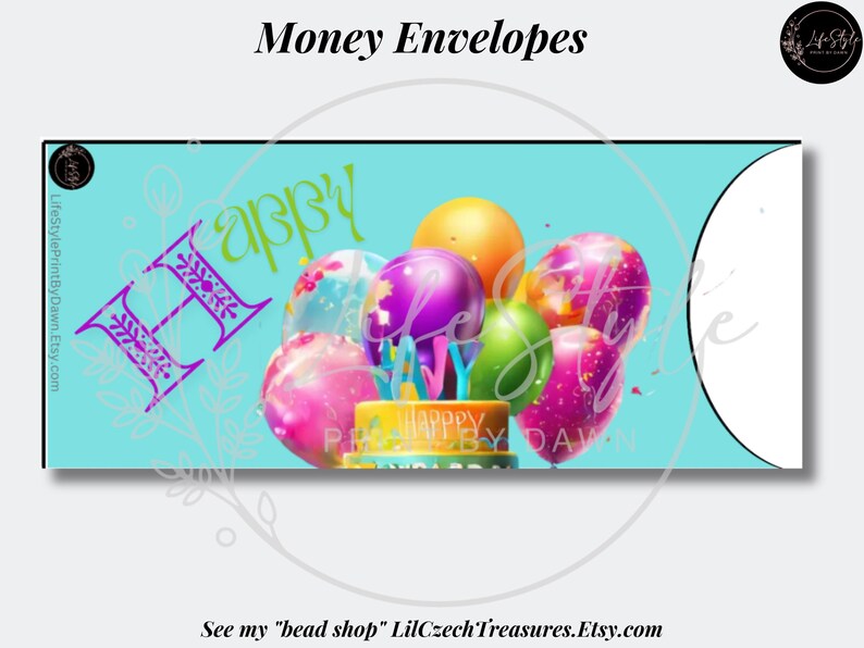 Happy Birthday Money Holder | Printable Envelope PDF Download for Gifts ...