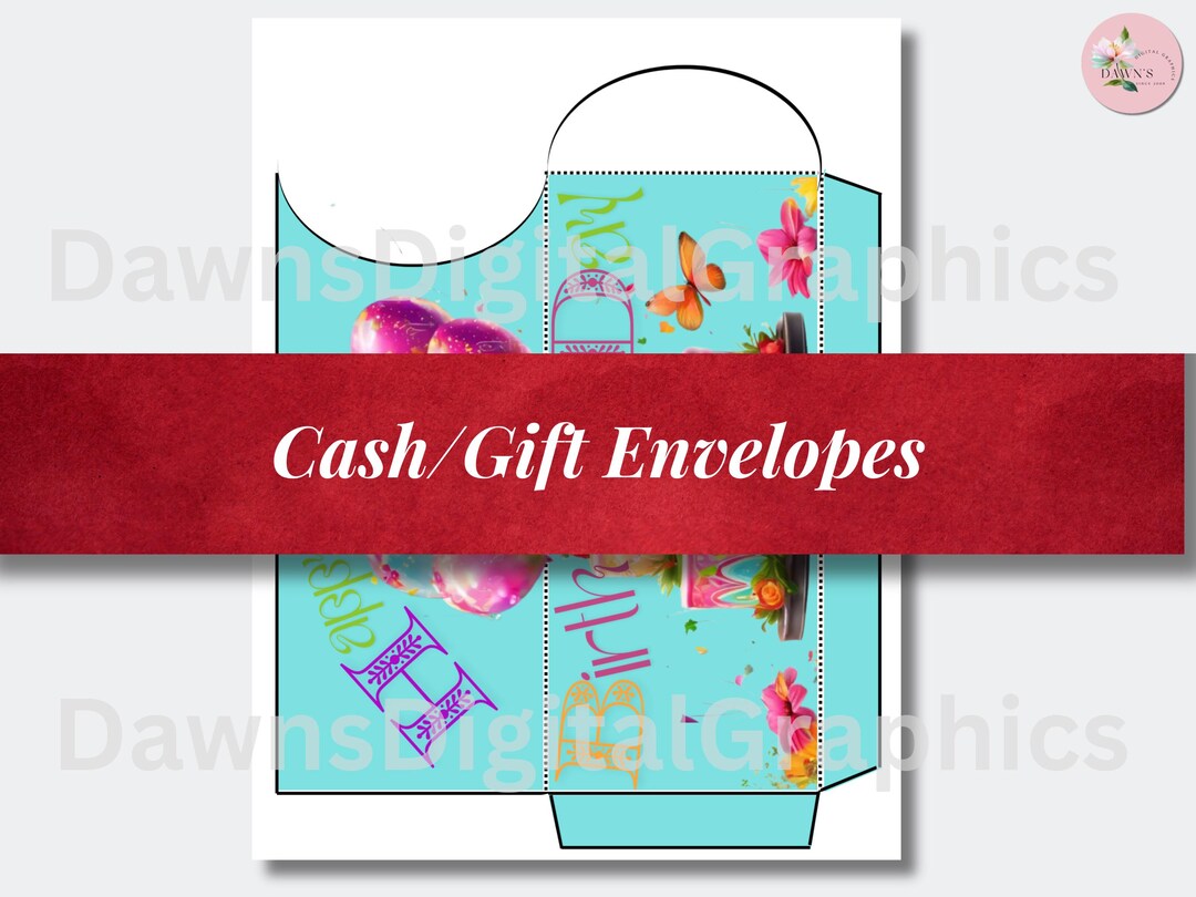 Happy Birthday Money Holder | Printable Envelope PDF Download for Gifts ...