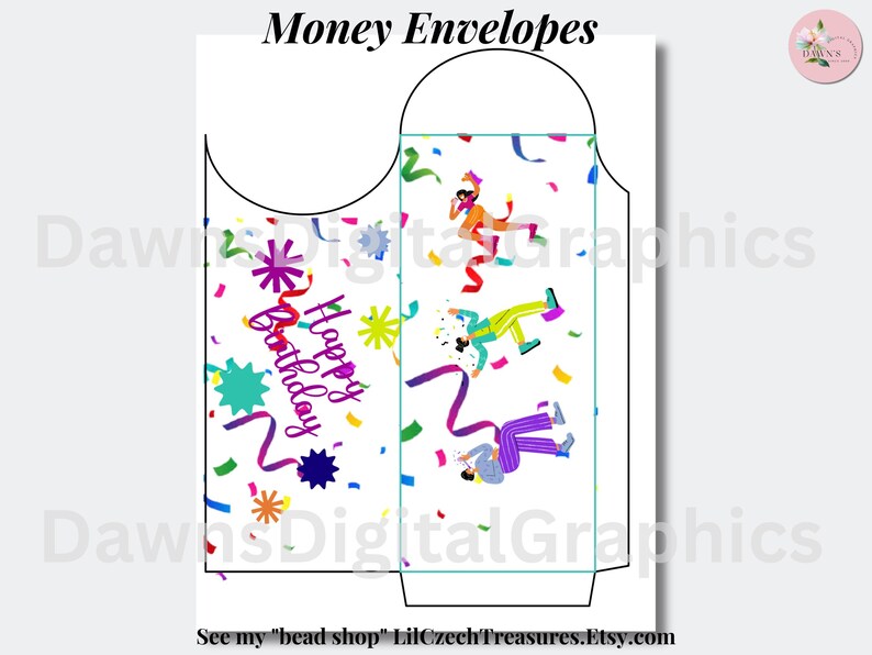 Happy Birthday Money Holder | Printable Envelope PDF Download for Gifts ...