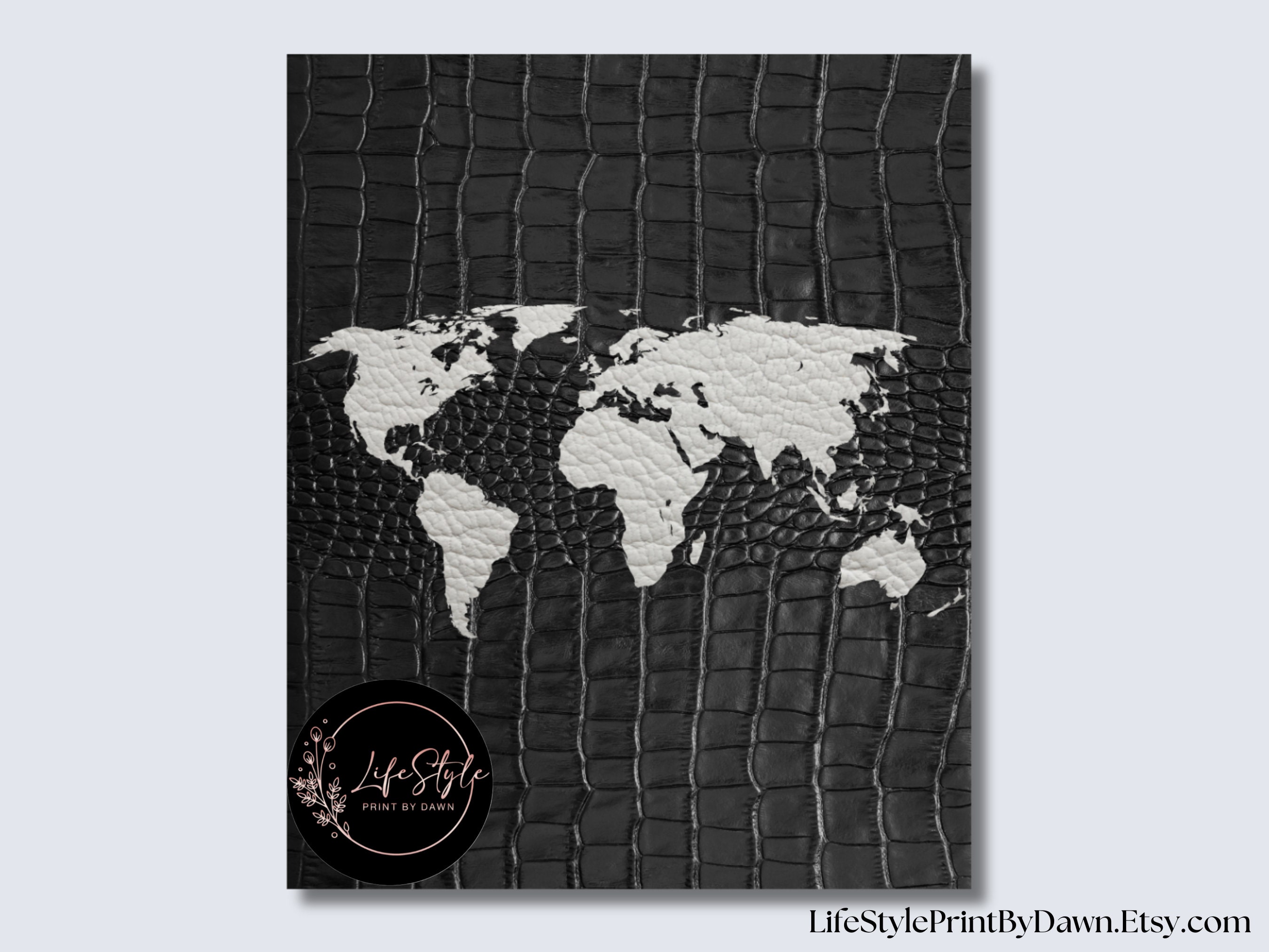 Gray Black Map Apple Watch Wallpaper | Instant Download | DIY World Map ...