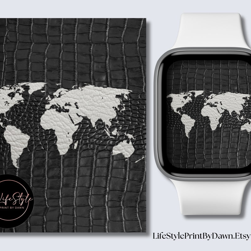 World Map Watch - Etsy