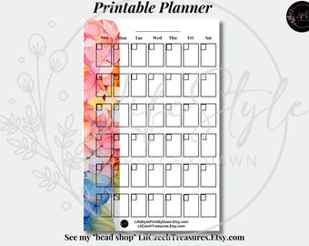 Hydrangea Digital Daily Planner - Etsy