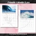 FREE Gift 2024 Waves Download Printable Calendar Digital Ocean Waves ...