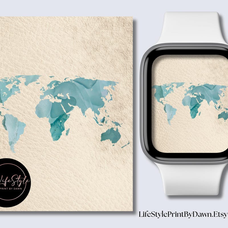 World Map Watch - Etsy