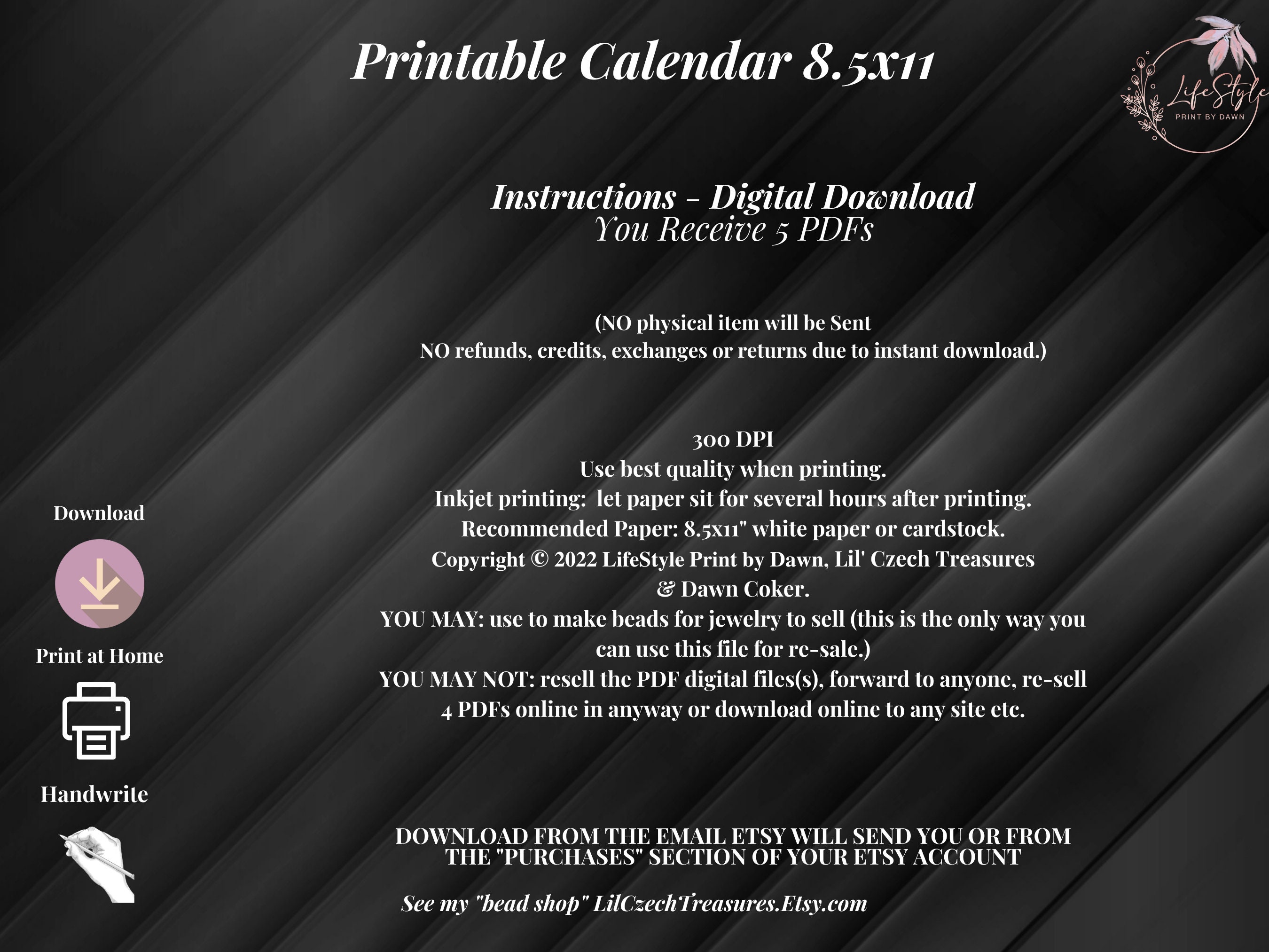 FREE Gift 2024 Waves Download Printable Calendar Digital Ocean Waves ...