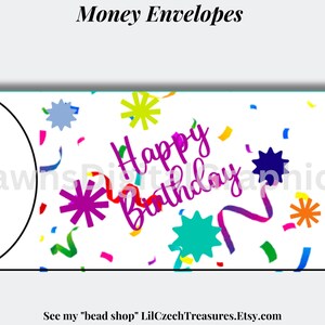 Happy Birthday Money Holder | Printable Envelope PDF Download for Gifts ...