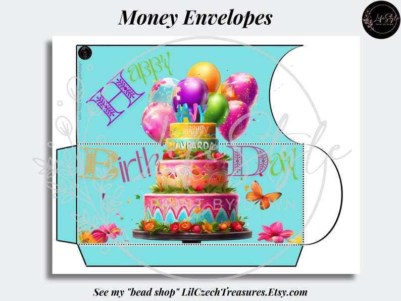 Happy Birthday Money Holder | Printable Envelope PDF Download for Gifts ...