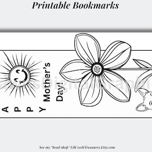 Color Your Mom Digital Bookmarks | Instant PDF Download Set of 3 | Add ...